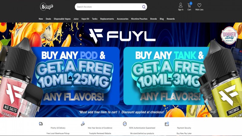 Best Online Vape Stores in 2024:The Top 10 Online Vape Shops