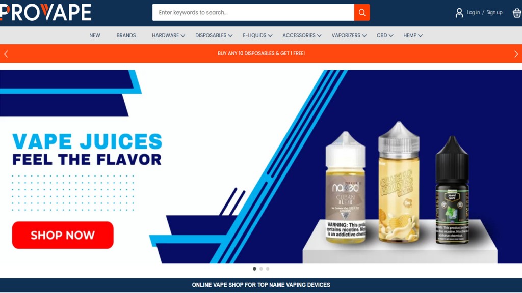 Best Online Vape Stores in 2024:The Top 10 Online Vape Shops